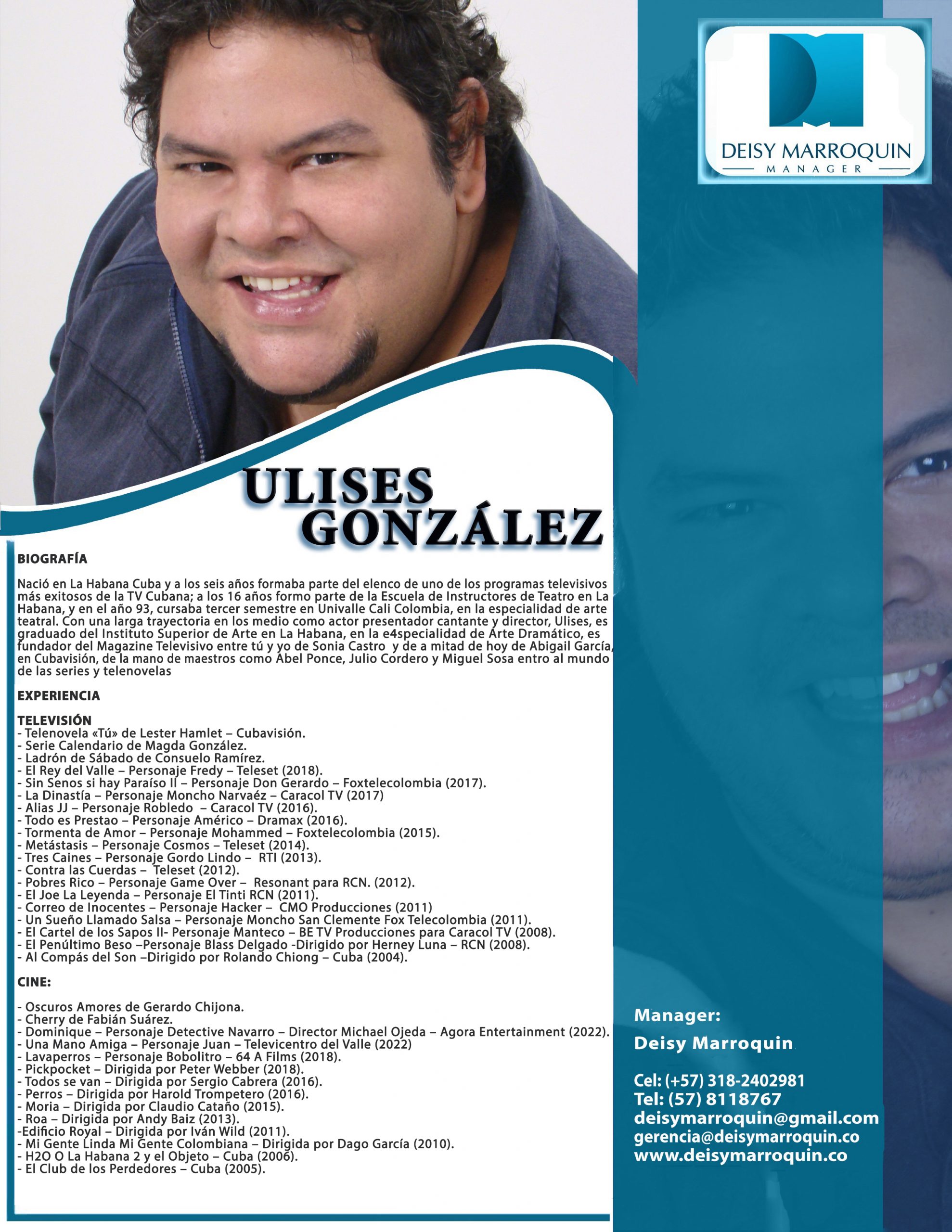 ULISES GONZÁLEZ ‹ Deisy Marroquín – Manager